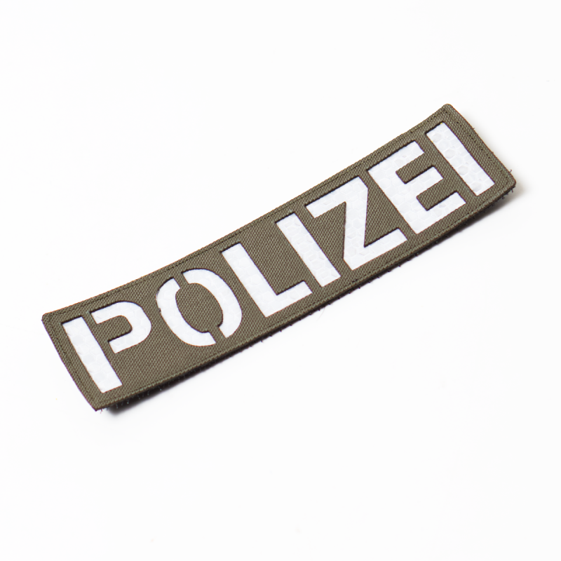 Patch POLIZEI 40x140mm schwarz | Black | 7029.1